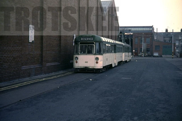 35MM SLIDE BLACKPOOL Transport Single Decker Tram Strassenbahn 682 1976 ...