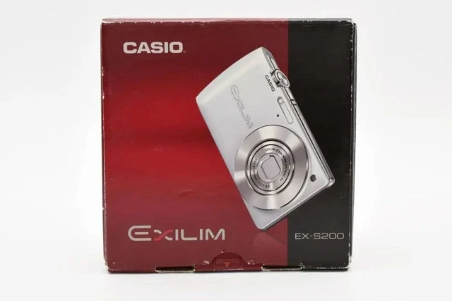 NEW CASIO EXILIM EX-S200 ABISTE Digital Camera Silver Limited Japan ...