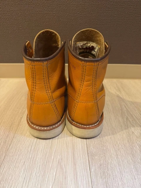 RED WING 9875 Irish Setter Moc Toe Boots Gold Russet Leather US 7 E ...