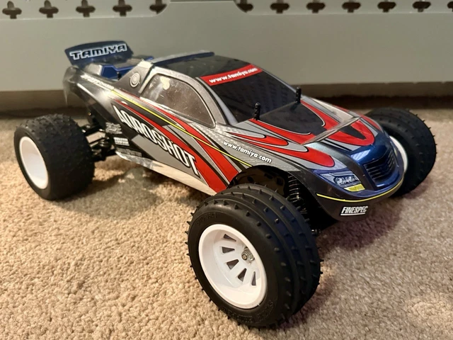 TAMIYA DT-03 1/10 Aqroshot Body With Motor & Servo RC Car Remote ...