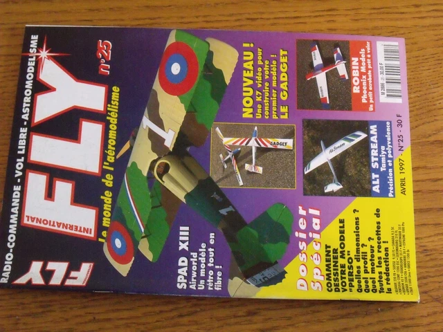 REVUE FLY International #25 Insert Plan F&TAG Robin Alt Stream SPADXIII ...