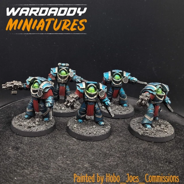 PRO PAINTED WARHAMMER 40k Alpha legion Cataphractii Terminators ×5 H2 ...