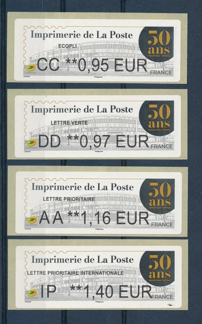 VIGNETTES LISA NEUVES 50 Ans De La Poste Ref Klm32 EUR 8,99 - PicClick IT