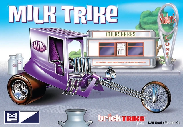 MPC 1/25 SCALE Ed Roth Milk Trike Plastic Model Kit MPC895 $25.99 ...