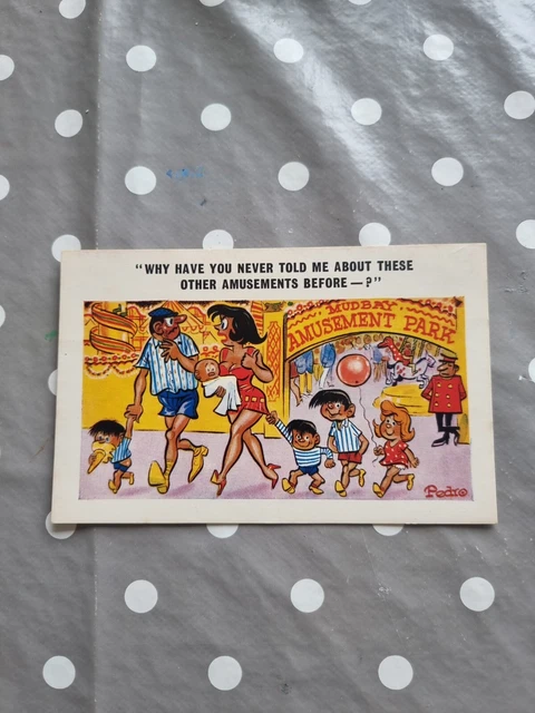 VINTAGE SAUCY SEASIDE Comic Postcard Sunny Pedro Series No 148 By Pedro ...