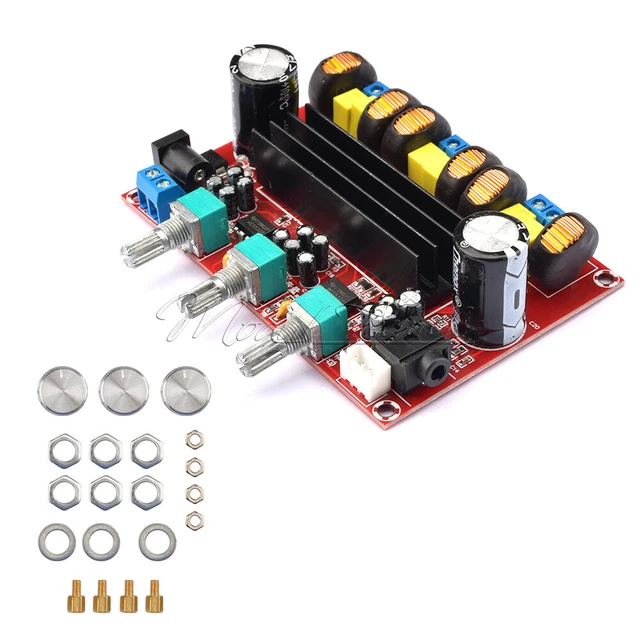 2.1 CHANNEL DIGITAL Subwoofer Power Amplifier Board 2x50W+100W ...