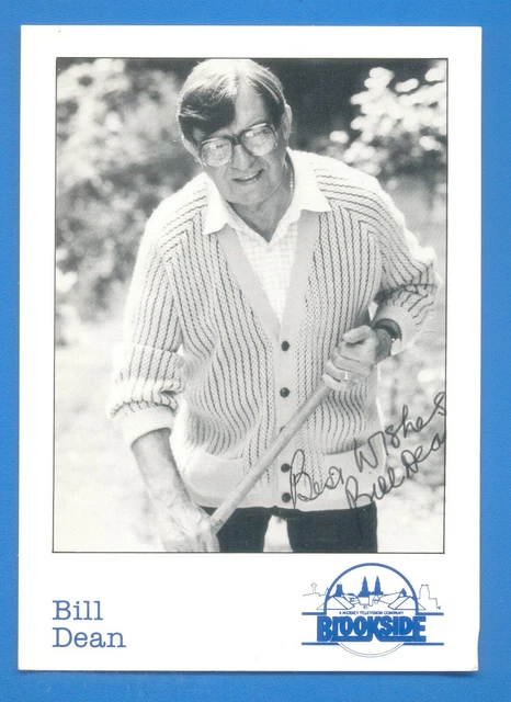 BILL DEAN.BROOKSIDE PROMOTIONAL CARD 10 x 15cms £2.75 - PicClick UK