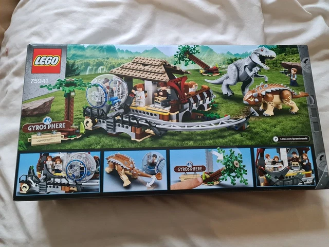 LEGO 75941 JURASSIC World Indominus Rex vs. Ankylosaurus nuovissimo e ...