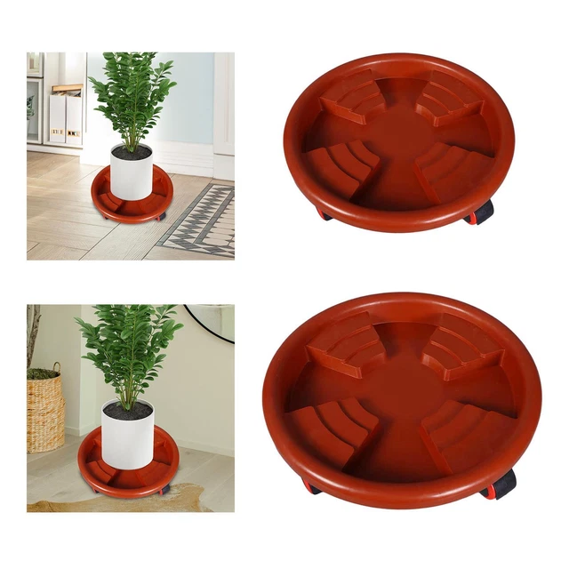 PLANTER STAND WITH Wheels, Rotating Plant Stand, Pot Trolley, Planter ...
