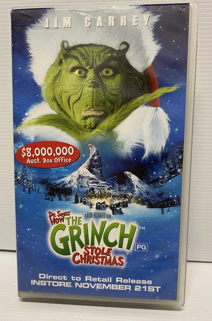THE GRINCH RARE Exclusive Dealer Preview Direct To Retailer Release VHS ...