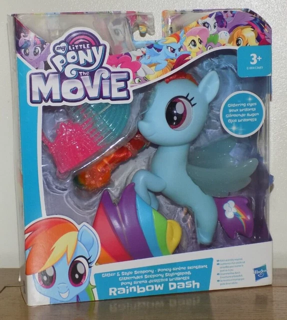 MY LITTLE PONY Glitter & Style Seapony Rainbow Dash - BRAND NEW £19.99 ...