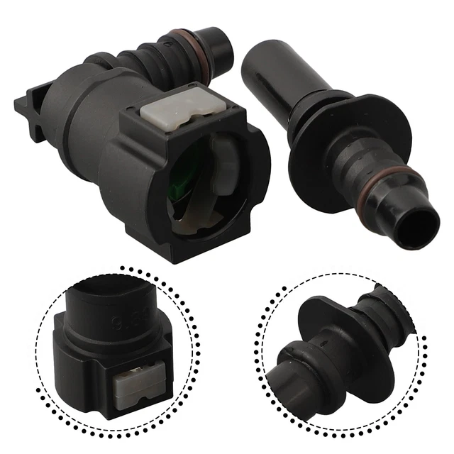 90 DEG ELBOW Fuel Line Quick Disconnect Coupling SAE 9 89 8mm ID Nylon ...