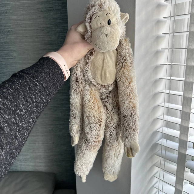 TOYS R US Animal Alley Plush Monkey ape chimp *defect* soft toy brown ...