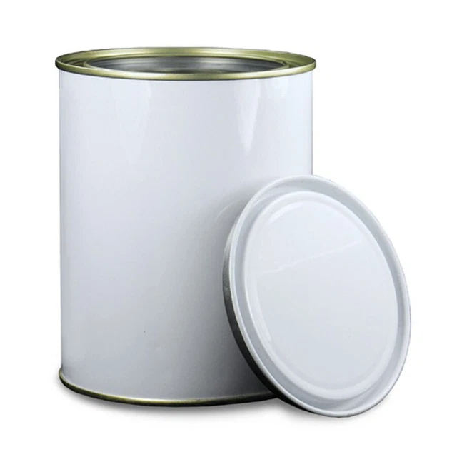 EMPTY 1 LITRE Metal Paint Bucket Tin Can Complete With Lid £7.95 ...