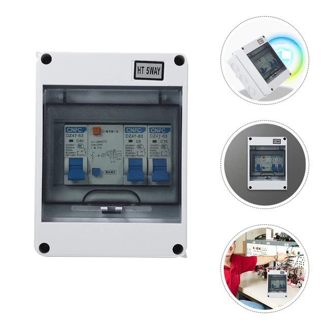 GARAGE SHED CAMPER Van Caravan Fuse Box with RCD & MCB - 2 Way Consumer ...