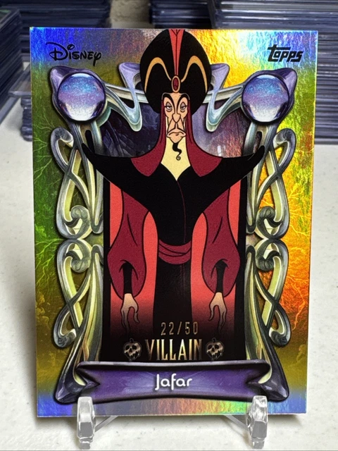 2025 TOPPS DISNEY Wonder Villain- Jafar Animated Gold Foil/50 £22.50 ...