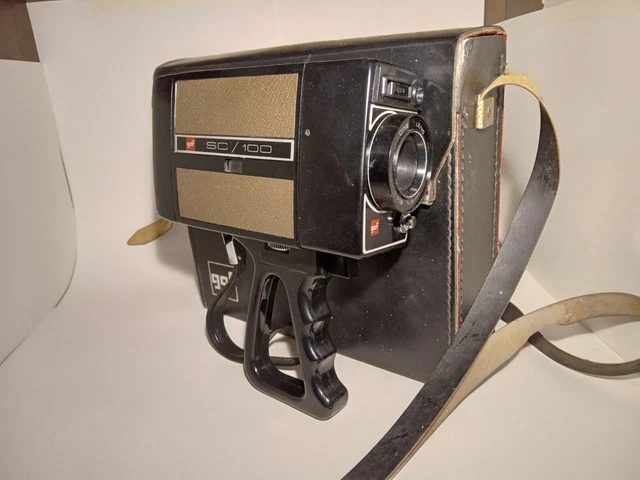 GAF MODEL SC/100 Super 8Mm Movie Camera Good Vintage EUR 5,72 - PicClick DE