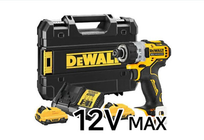 DEWALT DCF601 DRILL 2x3.0Ah BL 12V Max Keyless 6.35mm 1100Rpm 8Nm ...