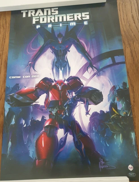 TRANSFORMERS PRIME AUTOBOT Decepticons Comic Con US Promo Poster Print ...