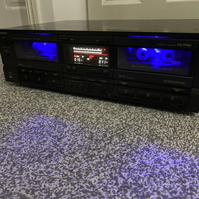 TECHNICS RS-TR355 STEREO Double Cassette Auto Reverse Deck Tape ...