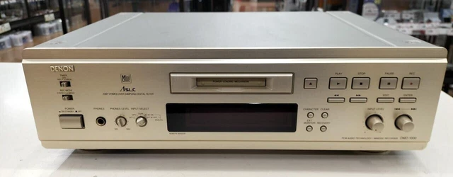 DENON DMD-1000 MINIDISC MD Recorder Deck Player Silver Used from JAPAN ...