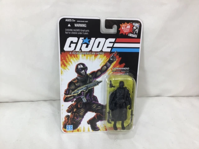 2007 GI JOE 25th Anniversary Comic Version Snake Eyes V1 MOC scellé ...