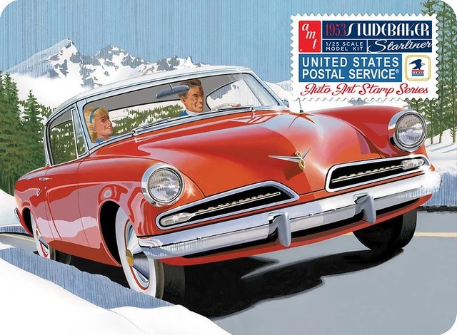 AMT 1:25 1953 Studebaker Starliner USPS Stamp Series Model Kit EUR 49 ...