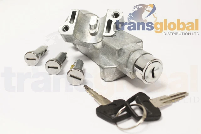 IGNITION BARREL & Door Locks Key Set for Land Rover Defender TD5 TDCi ...
