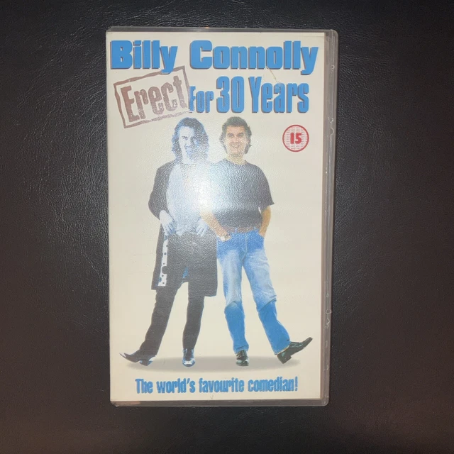BILLY CONNOLLY - Erect For Thirty Years (VHS, 1998) £2.99 - PicClick UK