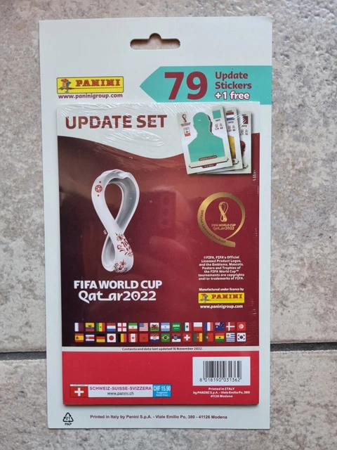 PANINI FIFA WORLD Cup Qatar 2022 Update set Oryx Swiss Switzerland EUR 24,99 - PicClick IT