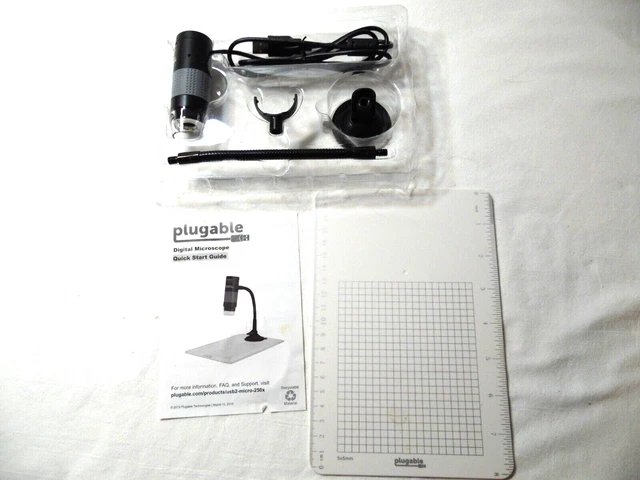 PLUGABLE USB DIGITAL Microscope with Flexible Arm Observation Stand ...