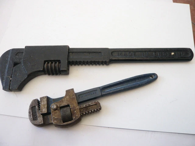 VINTAGE MECHANICS ENGINEERING Tools Adjustable Spanner Wrench Snail ...