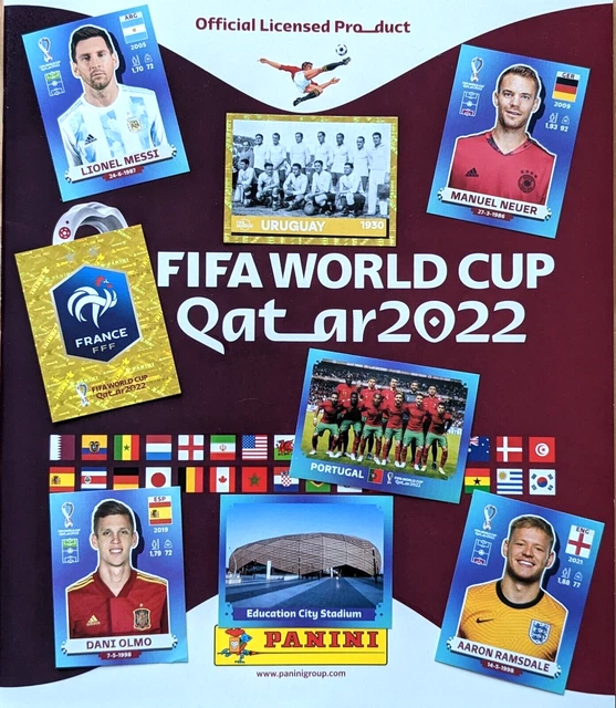 PANINI WM 2022 FIFA World Cup Qatar - 50 Sticker aus fast allen 670 ...