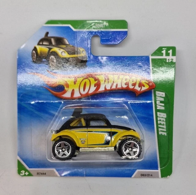 HOT WHEELS VOLKSWAGEN Baja Beetle 2010 gelb HW Treasure Hunt Käfer Bug ...