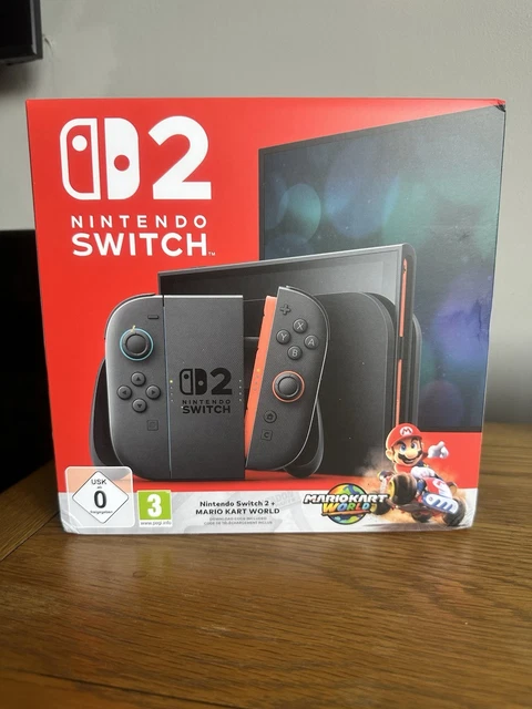NINTENDO SWITCH 2 with Mario Kart World 256GB Samsung SD Card £559.00 ...