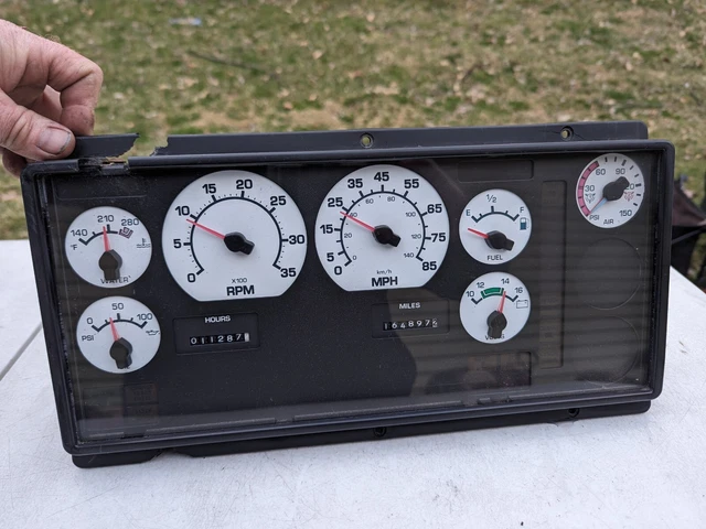 INTERNATIONAL BUS INSTRUMENT Dash Gauge instrument Cluster 7 Gauges ...