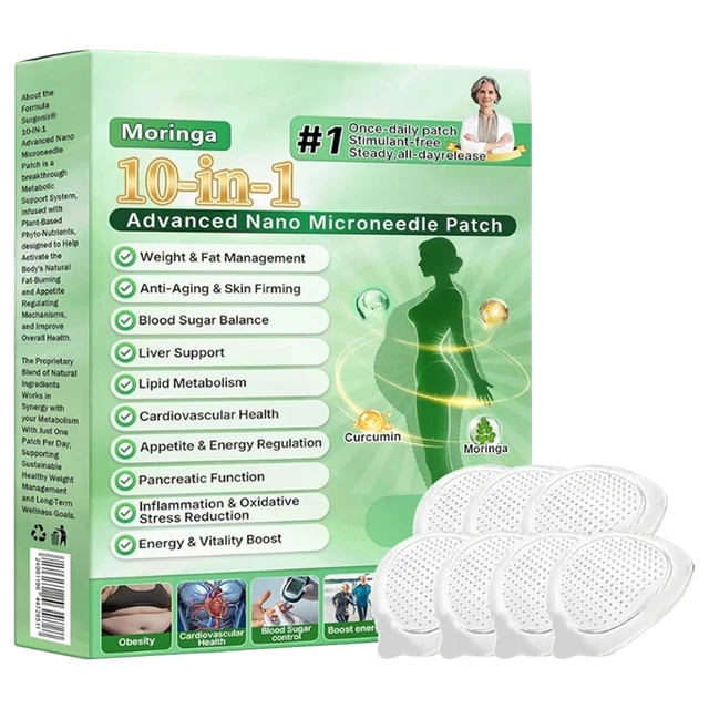 10-IN-1 ADVANCED NANO Microneedle Patch, 2026 Advanced Patches Slim ...