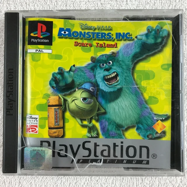 MONSTERS, INC. SCARE Island (Sony PlayStation 1) PAL - Platinum - Pixar ...