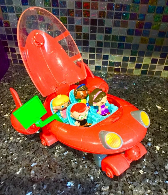 DISNEY LITTLE EINSTEINS Pat Red Rocket Green Screen Leo June Quincy ...