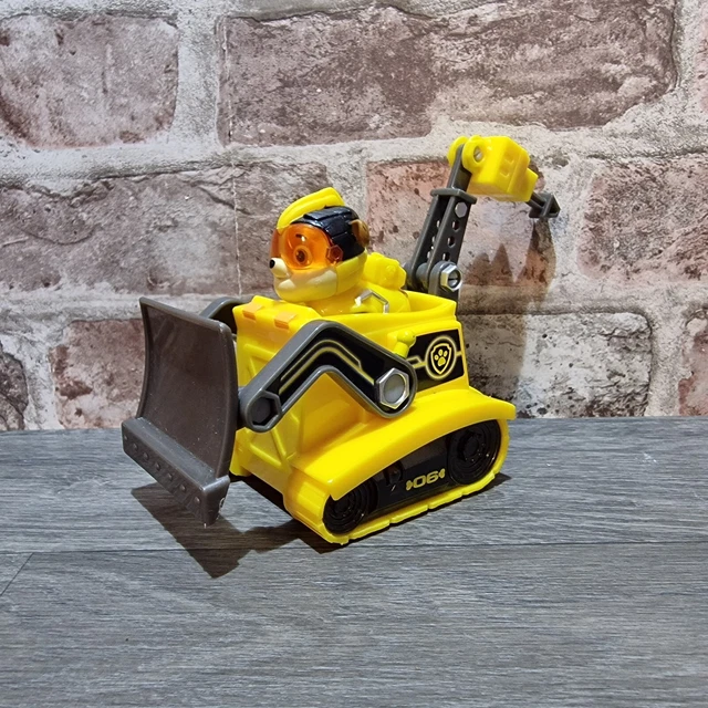 PAW PATROL RESCUE Rub Pup Figure And Vehicle Digger 🐾 £7.99 - PicClick UK