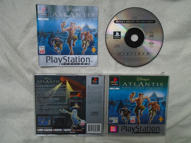ATLANTIS: THE LOST Empire Disney PS1 (COMPLETE) Sony Playstation ...