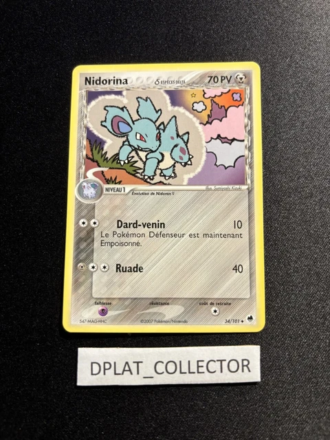 CARTE POKÉMON NIDORINA 34/101 ex île des dragons bloc ex FR EUR 3,99 - PicClick FR
