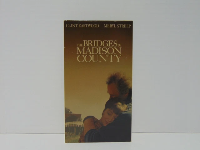 THE BRIDGES OF Madison County Clint Eastwood Meryl Streep PG-13 VHS ...