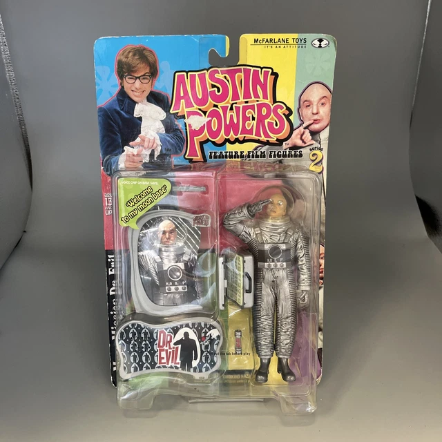 MCFARLANE TOYS AUSTIN Powers Moon Mission Dr Evil in Original Packaging ...