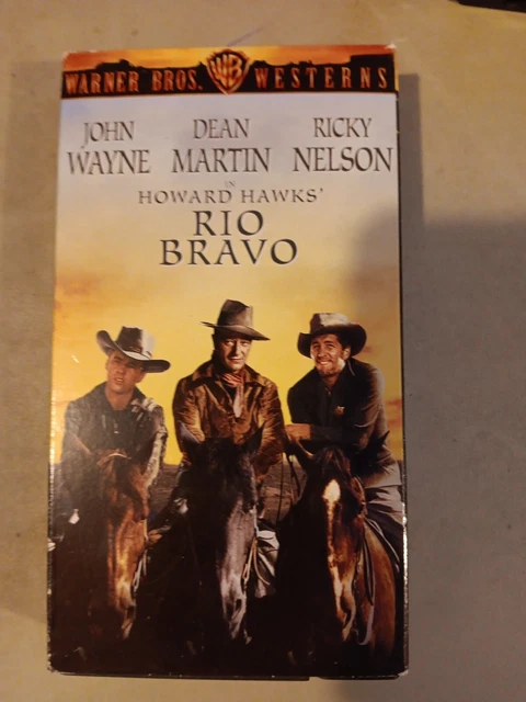 RIO BRAVO JOHN Wayne/Dean Martin/Ricky Nelson WB Westerns(VHS, 1958) $3 ...