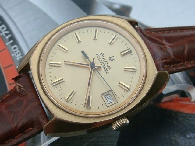 OROLOGIO BULOVA ACCUTRON vintage diapason svizzero anni 60 progetto ...