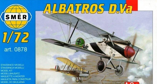 ALBATROS DV EINE KAISERLICHE LUFTWAFFE (BRAUER & RUMEY ACES)#0878 1/72 ...