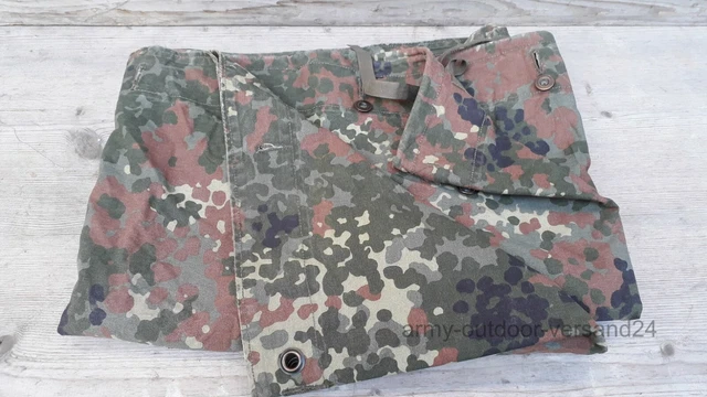 ZELTBAHN BUNDESWEHR FLECKTARN BW ZELTPLANE Zeltplane Dackelgarage ...