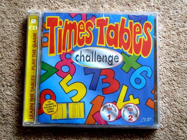 TIMES TABLE CHALLENGE ( New ) - Audio Books - Talking Books ( 2 Cds ) £ ...