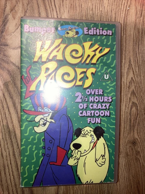 *CLASSIC FUN FAVOURITE* Hanna Barbera Wacky Races Bumper Edition VHS ...